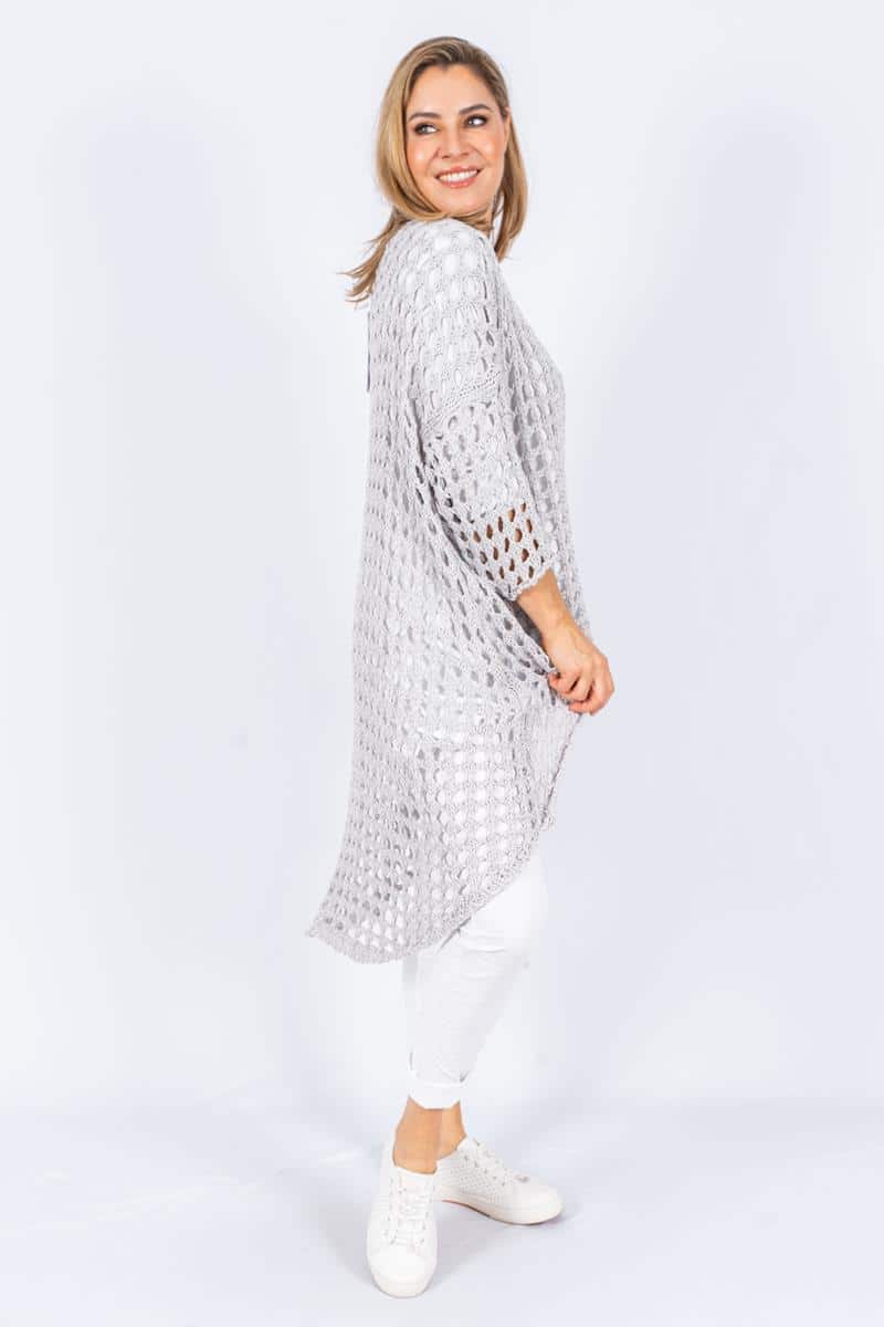 20387LtG Ronetta- Light Grey- Open weave knit overtop (4) (Copy) | The ...